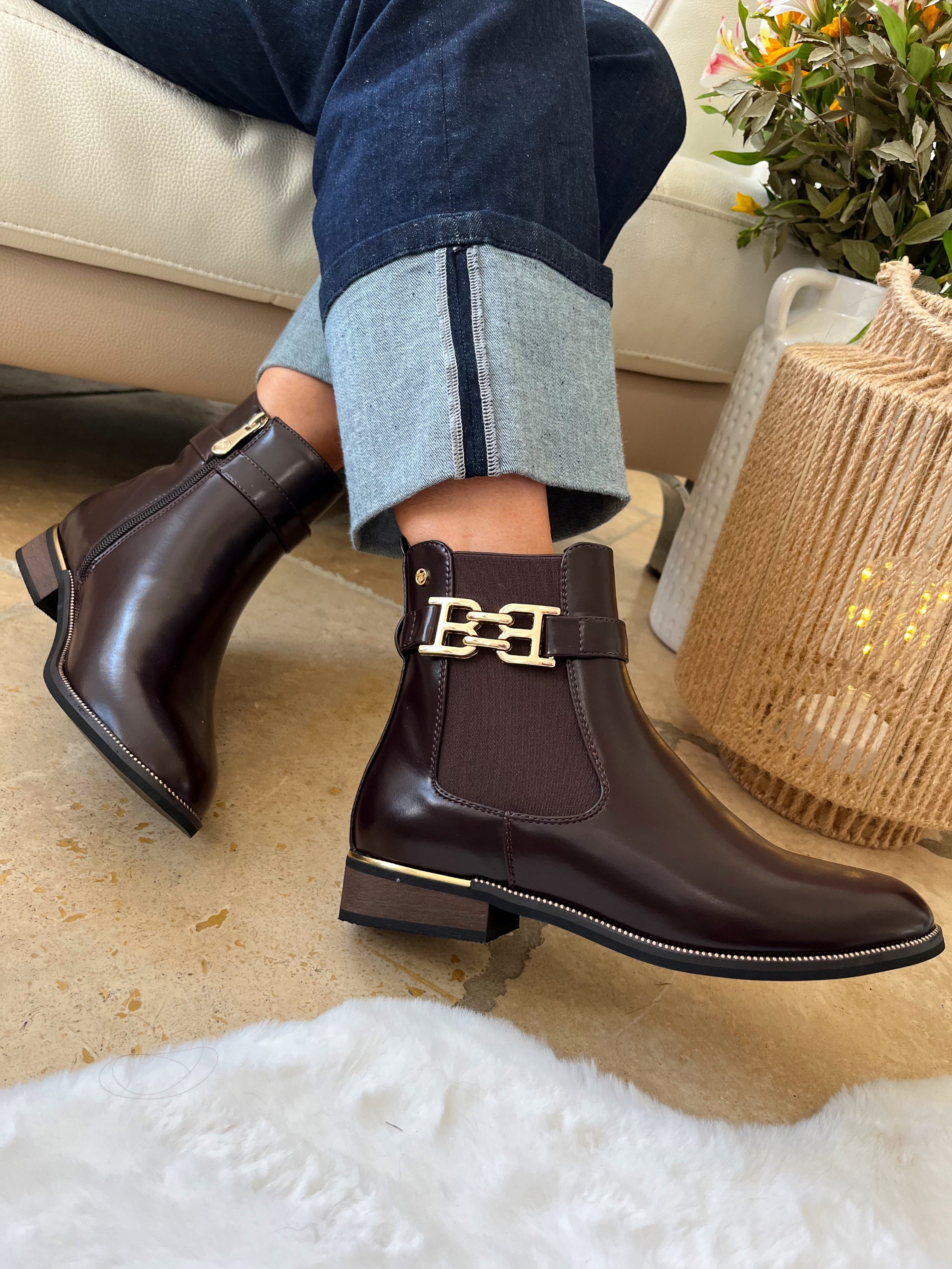 Zanni & Co Ankle Boot Eawyn One - Port